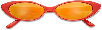 Mini Vintage Retro Extra Narrow Oval Round Skinny Cat Eye Sun Glasses ...