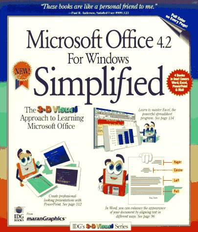 Microsoft Office 4.2 for Windows Simplified (Idg's 3-D Visual): Maran ...