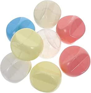 Amazon.co.jp: SKISUNO 8pcs Clear Gacha Box Plastic Bauble Ball Plastic ...