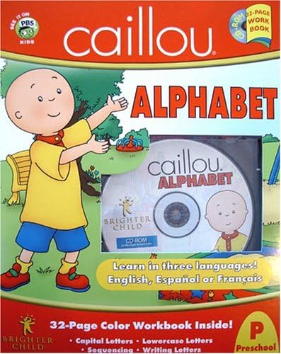 Amazon.com: Caillou Alphabet CD/Workbook Combo