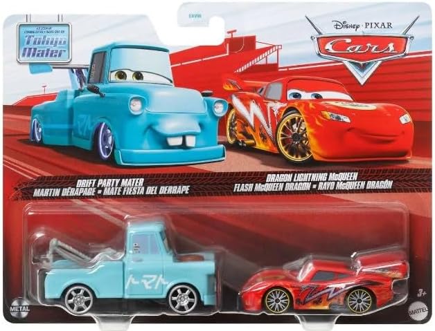 Amazon.com: Disney Cars 2023 1:55 Scale Diecast 2-Pack On The Road ...