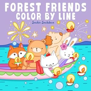 Little Moments: Color By Line Coloring Book for Adults & Teens with ...