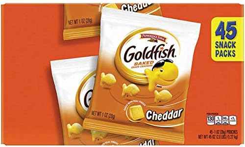 Amazon.com: Pepperidge Farm Goldfish Crackers, Cheddar, 1 oz, 45-Count