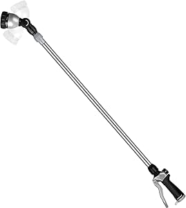 Amazon.com : RESTMO Metal Watering Wand, 36”-60” Long Telescopic Tube | 180° Adjustable ...