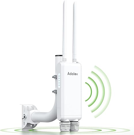 Amazon.com: Adalov Outdoor Wi-Fi Access Point with Bracket Mount ...