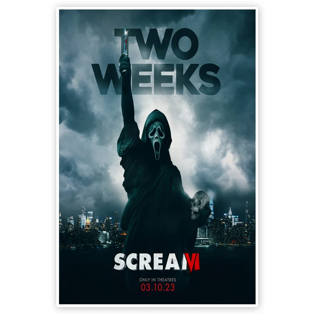 Buy Scream VI Horror Movie Art Print Wall Art Decor s Room Aesthetic ...