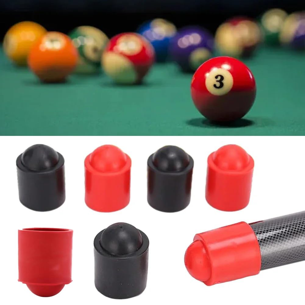 Pool Cue Protection 20PCS Billiard Cue Tail Covers - Rubber Protective ...