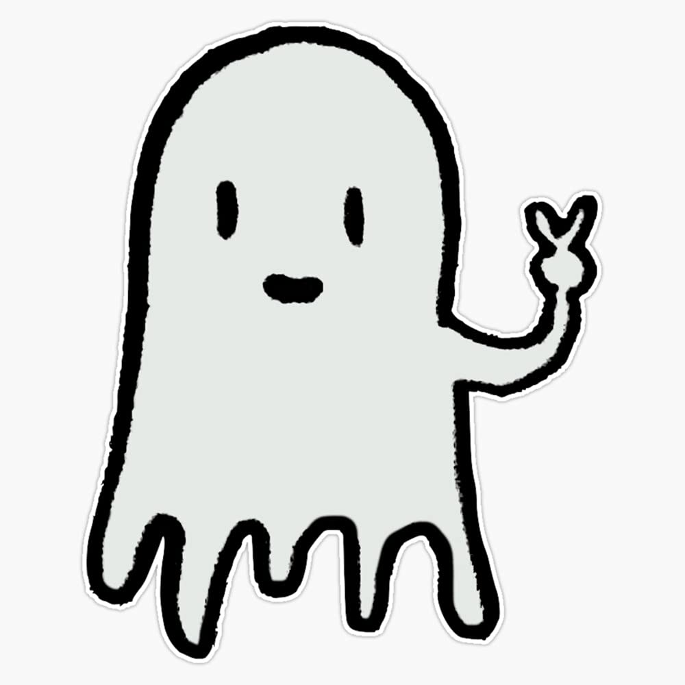 Amazon.com: MAGNET Ghost Halloween Magnet Bumper Sticker Car Magnet ...