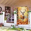 Amazon.com : TopPacific Fall Deer Garden Flag 12x18 Inch Double Sided ...