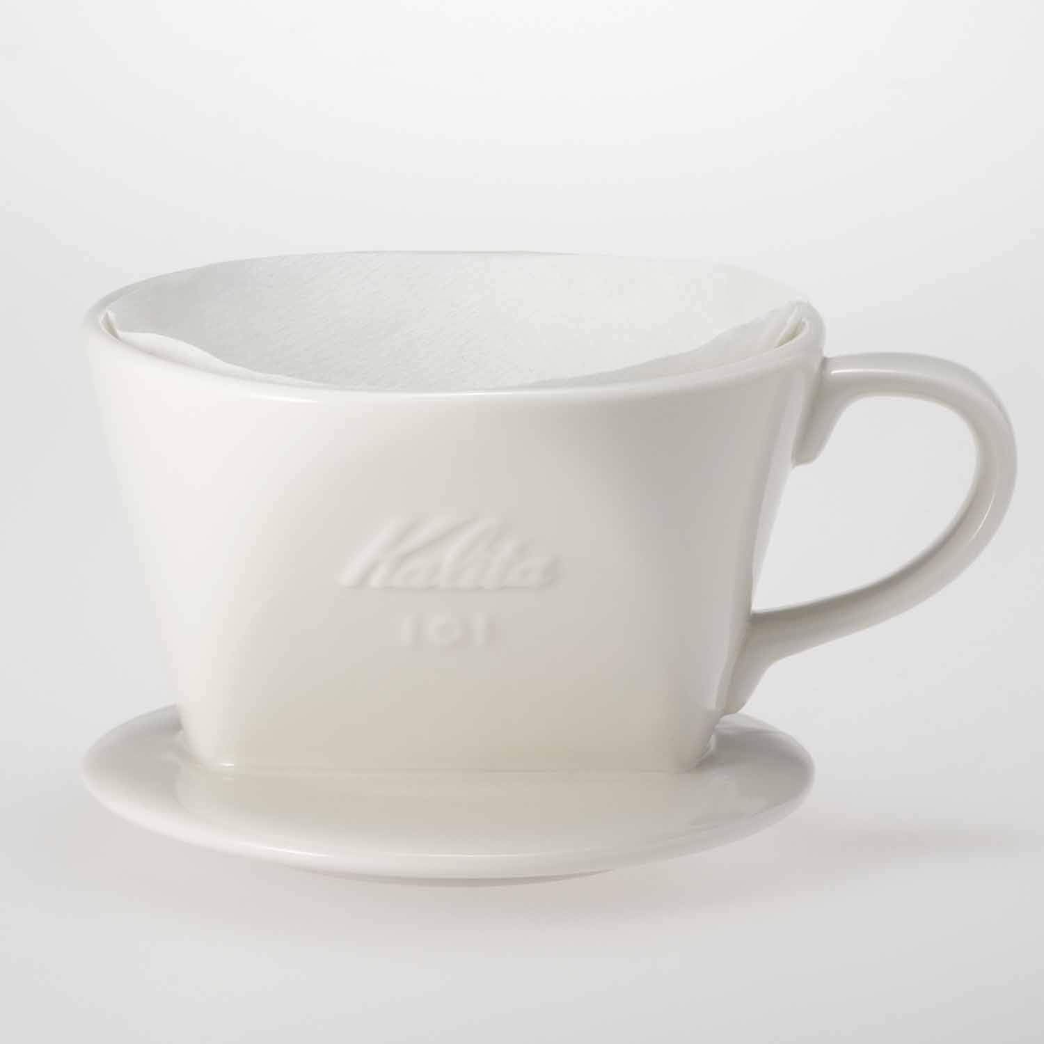 通常便なら送料無料 Kalita カリタ 陶器製コーヒードリッパー 101 01001 ロト mac.x0.com