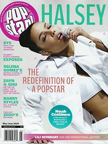 Pop Star! Magazine (May/June, 2020) Halsey Cover: Pop Star!: Amazon.com ...