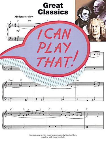 I Can Play That! Great Classics : Stephen Duro: Amazon.co.uk: Books