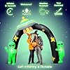 Amazon.com: Kitticcino Halloween Inflatables Archway 8FT Alien ...