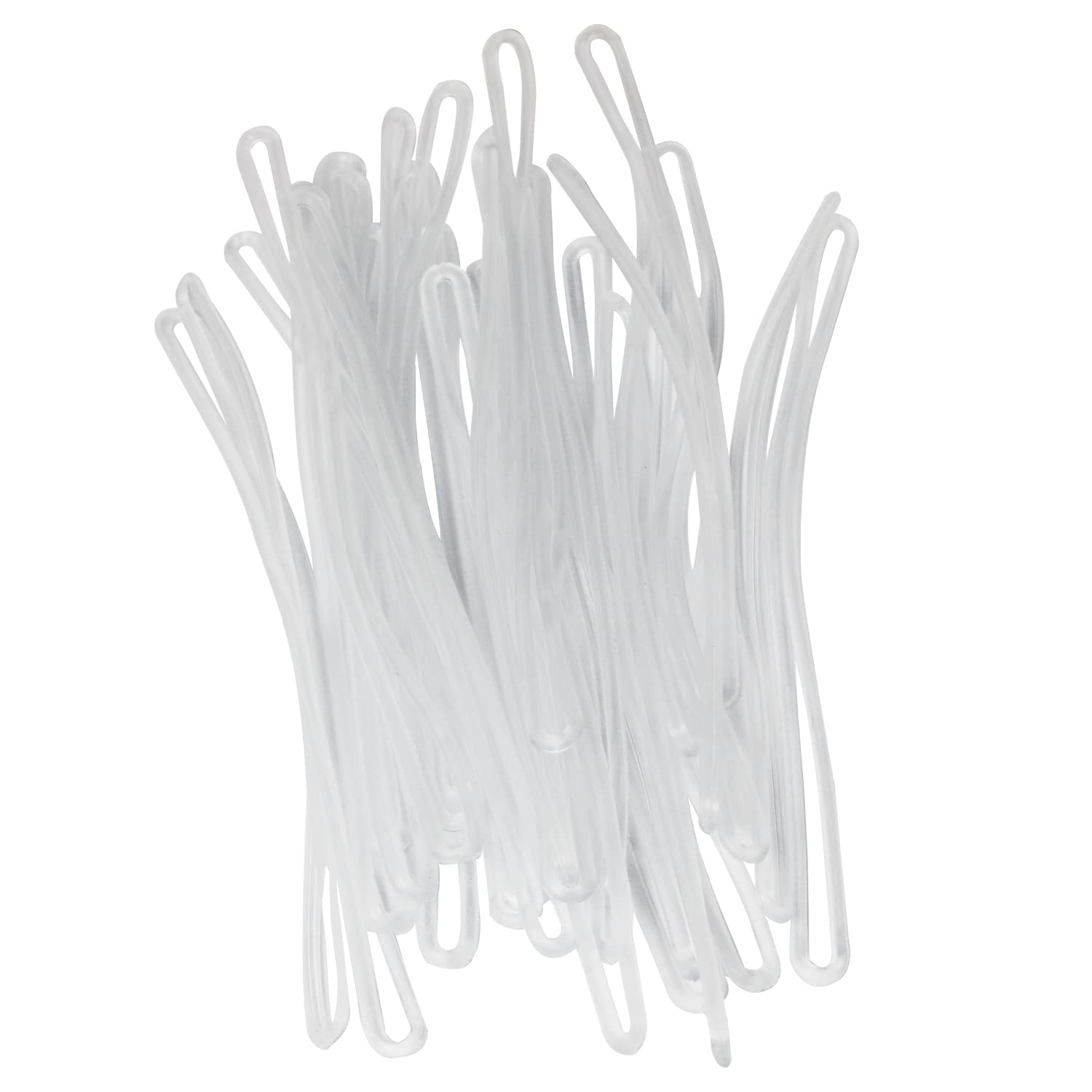 Snapklik.com : 30PCS Clear Plastic Luggage Name Tag Straps Transparent ...