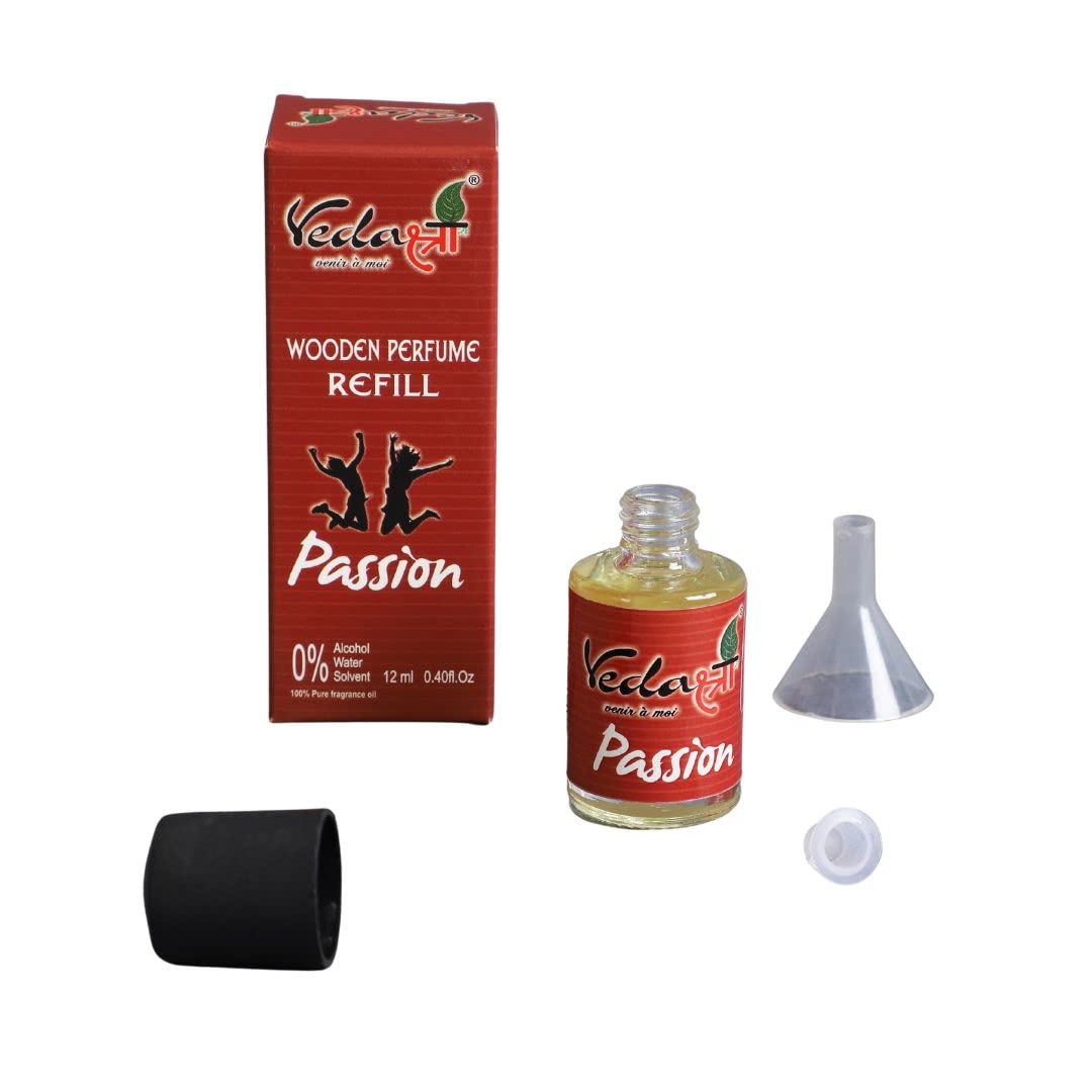 Vedashree Refill, Car Perfume - Passion (12ml),Pure oil with soothing ...