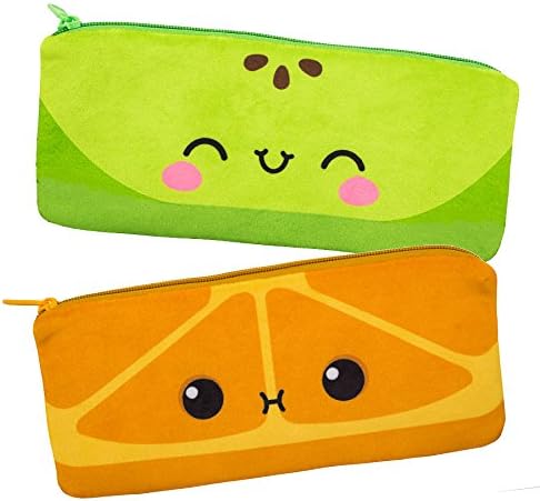 Amazon.com: Cutie Fruities - Scented Pencil Pouch (Orange & Apple ...