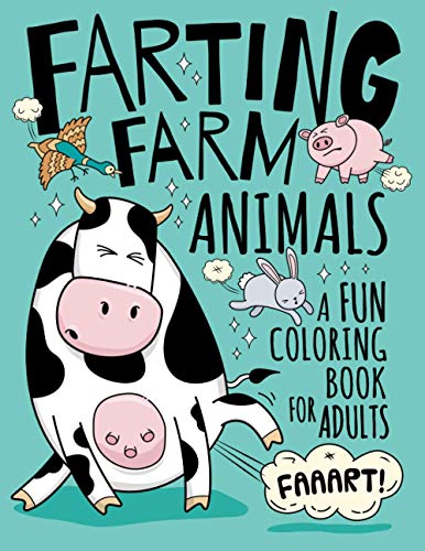 Snapklik.com : Farting Farm Animals Coloring Book For Adults: Hilarious ...