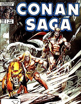 Amazon.com: Conan Saga Magazine (1987 series) #11: Marvel: Books