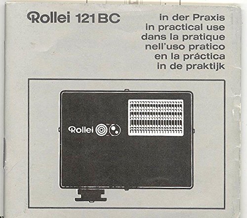 Rollei 121BC Flash In Practical Use Original Manual - Multi Language ...
