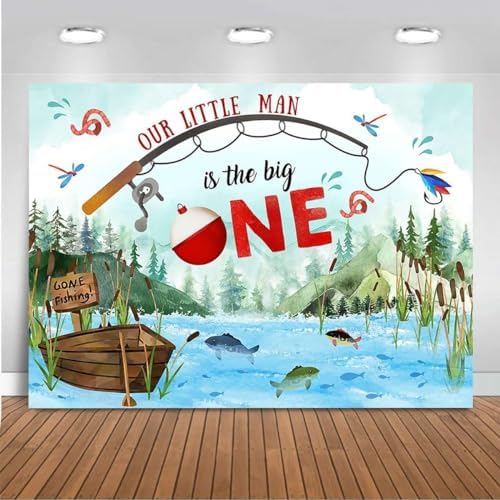 Amazon.com : Mocsicka 7x5ft Fishing Backdrop O-Fish-Ally One Fishing ...