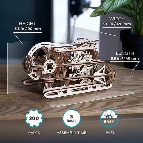 UGEARS Steampunk Submarine – Ugears Wooden 3d Puzzles for Adults ...