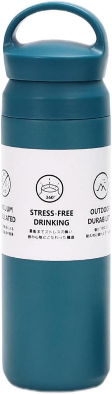 Amazon | 水筒 真空断熱 食洗機対応 タンブラー キャリーハンドル付き 350ml 500ml お手入れカンタン 日本製 国産 保温 保冷 (グリーン 500ml-ギフト ...