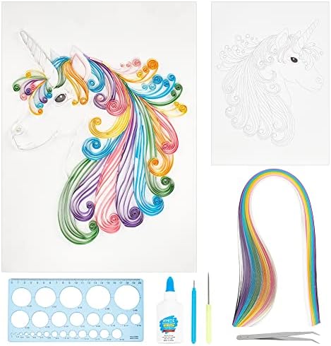 WEBEEDY Quilling Kit Paper Quilling Kit for Adults Beginner DIY Craft ...