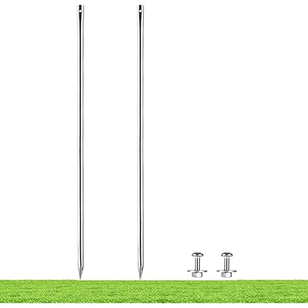 Amazon.com : Kichwit 27.6“/2.3ft Extra Long Metal Stakes for Yard Signs ...