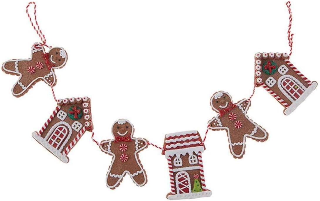 Amazon.com: RAZ Imports Ornate Delicate Icing Gingerbread Sandy Brown ...