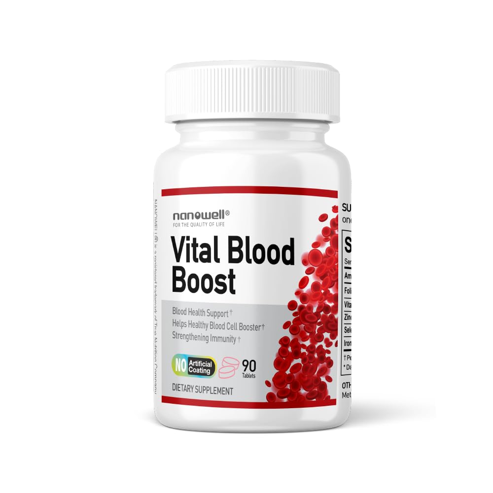 Amazon.com: Vital Blood Boost - Dietary Supplement for White and Red ...