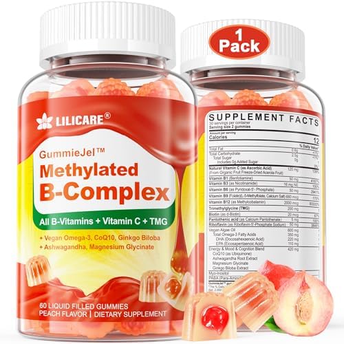 Amazon.com: Sugar Free Vitamin B Complex Gummies - Vitamin B12, B7, B6 ...