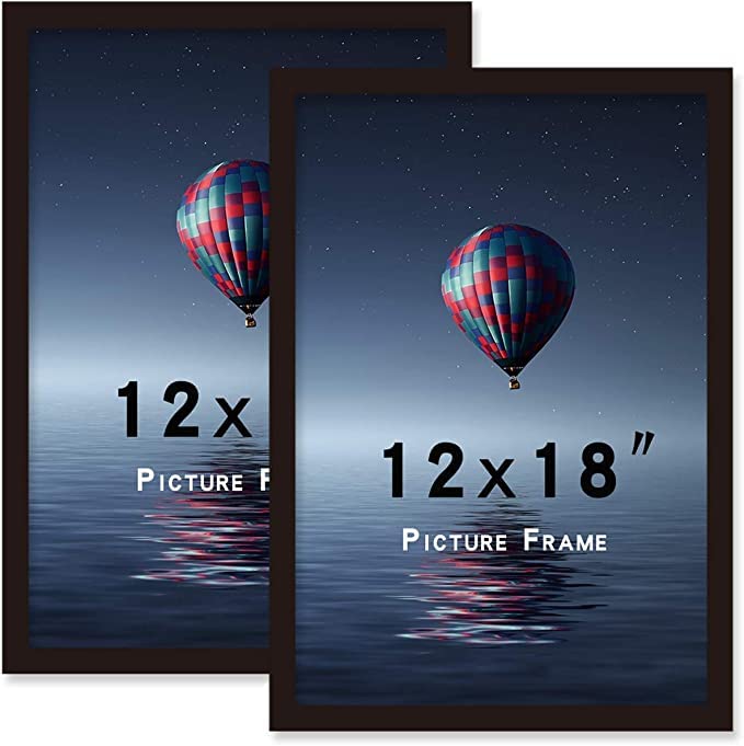 AbhiKalpya Art Studio A3 Size Photo Frame 12x18 Black Frame Empty/Blank ...