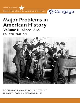 Amazon.com: Major Problems in American History, Volume II ...