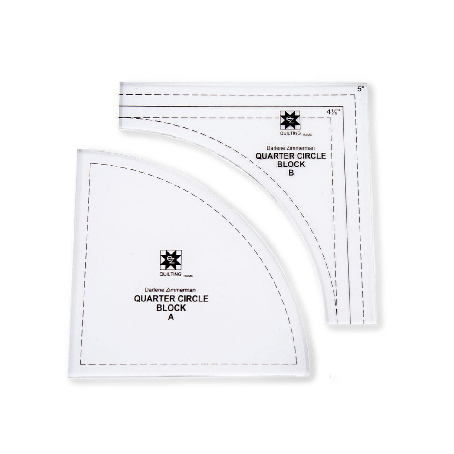 Quarter Circle Template 4" Quarter Circle Quiltsmart