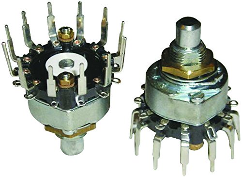 Multicomp Switch, Rotary, 4P3T, 1A, 12V - RA01D03BSFMSOX: Amazon.com ...