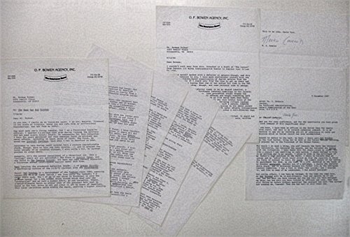 Two Original TYPED and SIGNED letters from Tom Clancy in Reference to ...