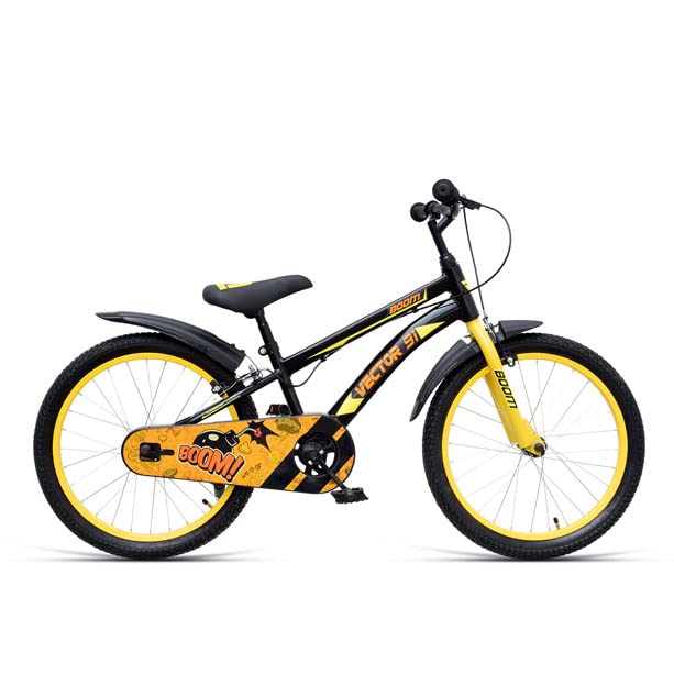 Buy VECTOR 91 Boom 20T Black Single Speed Kids Rigid Cycle, Frame: 12 ...