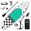 Aqua Plus 6inches Thick Inflatable SUP for All Skill Levels Stand Up ...