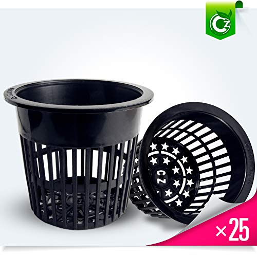 4 inch Net Pots Cz Garden All Star Round Heavy Duty Net Cups WIDE LIP ...