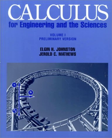 Amazon.com: Calculus for Engineering and the Sciences: Preliminary ...