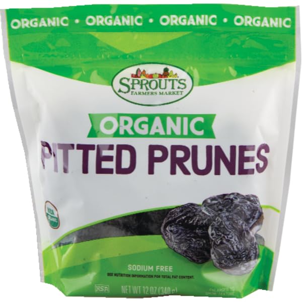 Amazon.com: Sprouts Organic Pitted Prunes - 12 oz : Grocery & Gourmet Food