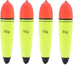 Amazon.com: Akrxiso 4PCS Fishing Floats and Bobbers Popping Cork Floats ...