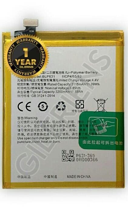GILERINS® Original BLP631 Battery for Oppo F3, F5, A77, F5 Youth ...