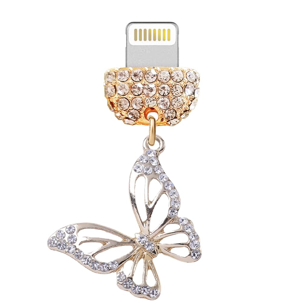 Amazon.com: ELISE & FONDA CP625 USB Charging Port Crystal Anti Dust ...