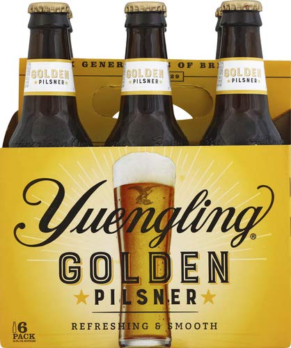 Amazon.com: YUENGLING Golden Pilsner Cans, 12 Fluid Ounce (Pack of 6 ...
