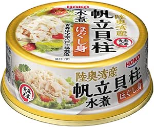 Amazon | 満足良品館 HOKO陸奥湾産帆立貝柱水煮ほぐし身缶詰 帆立 ホタテ 貝 かい 缶詰 缶詰め かんづめ ローリングストック (12缶) | ノーブランド品 | 魚介の缶詰・瓶詰 通販