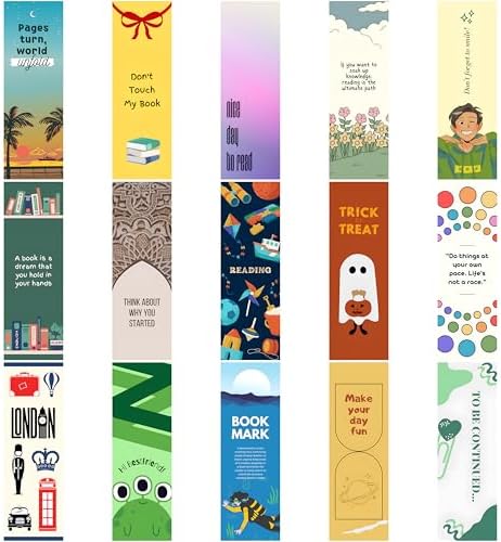 Faolo Motivational Designer Bookmarks for Books | Set of 15 Pieces ...