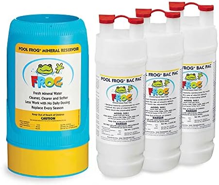 Amazon.com : Pool FROG Model 6100 Mineral Reservoir + 3 Chlorine Bac ...