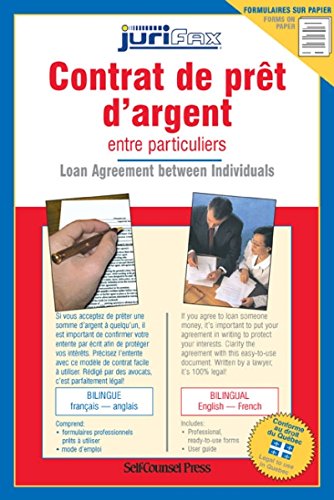 Amazon.com: Contrat de pret d'argent entre Particuliers: Loan Agreement ...