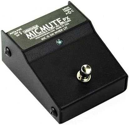 Amazon.com: Whirlwind Micmute Foot Pedal Microphone Muting Box with 48 ...